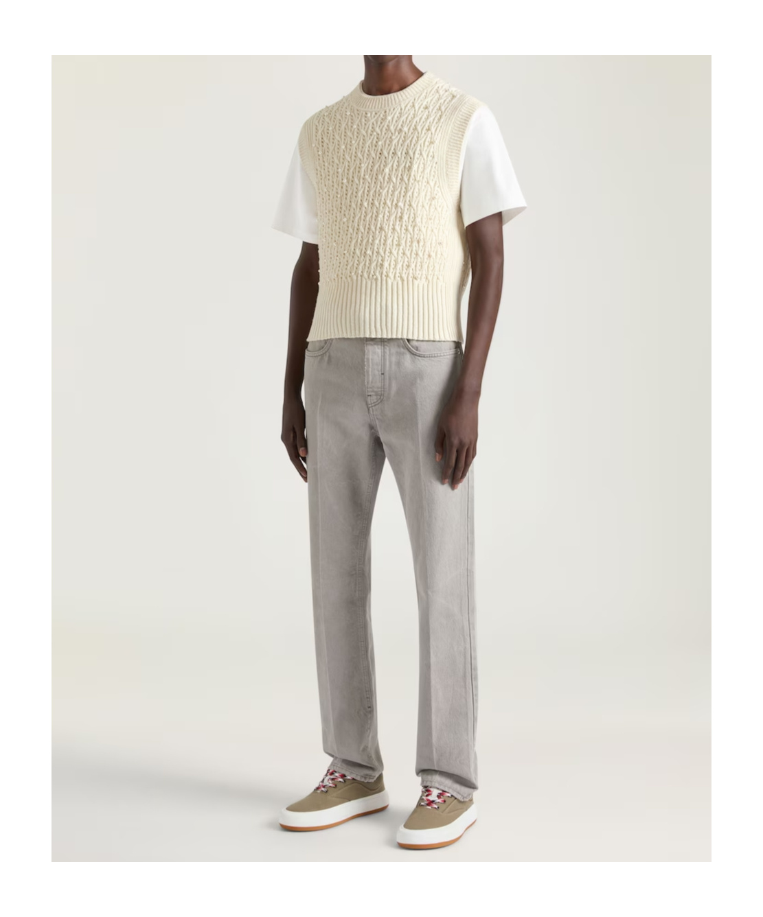 GIVENCHY Givenchy Folded Effect Straight-Leg Jeans